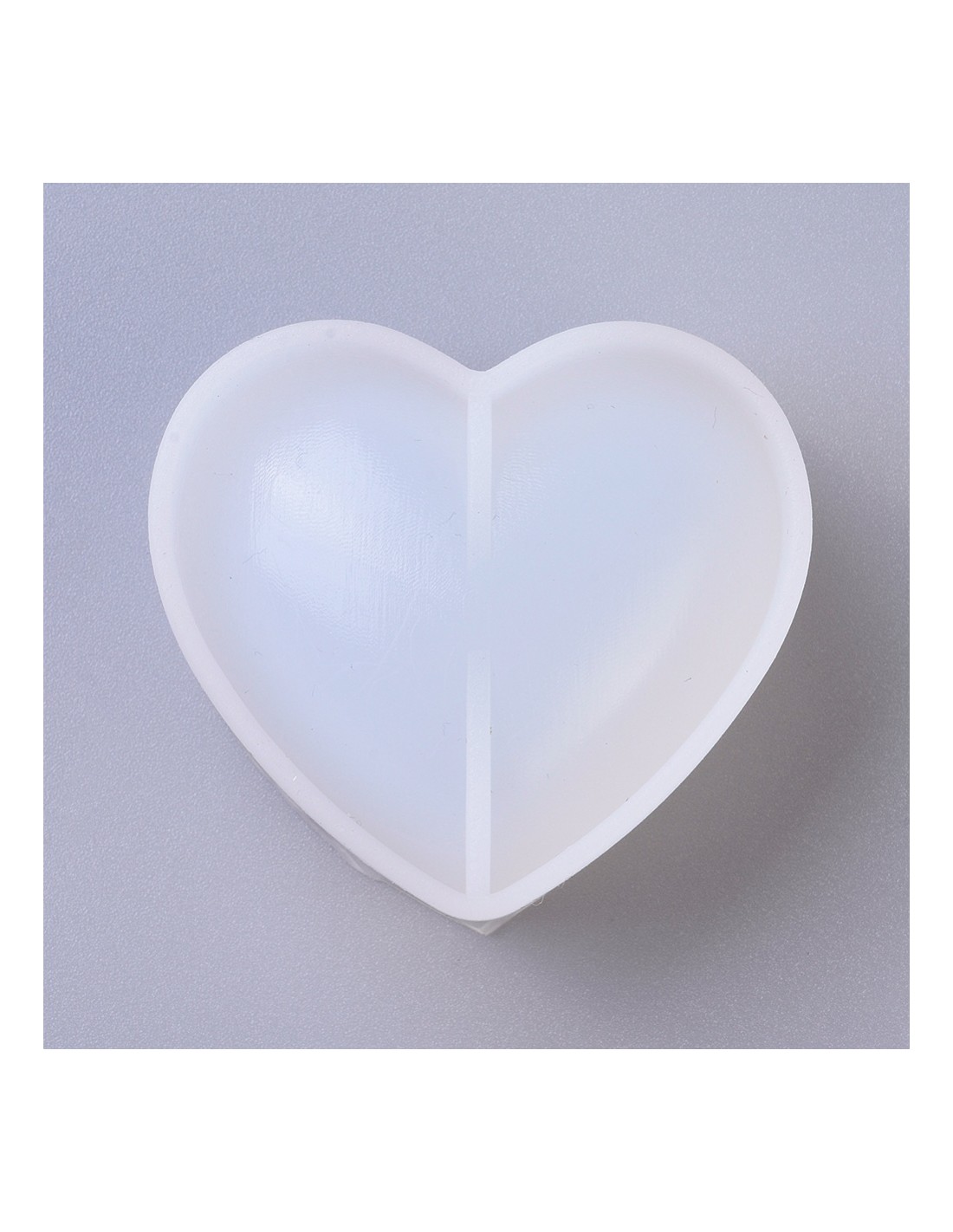 Molde de silicona en forma de corazón 3D